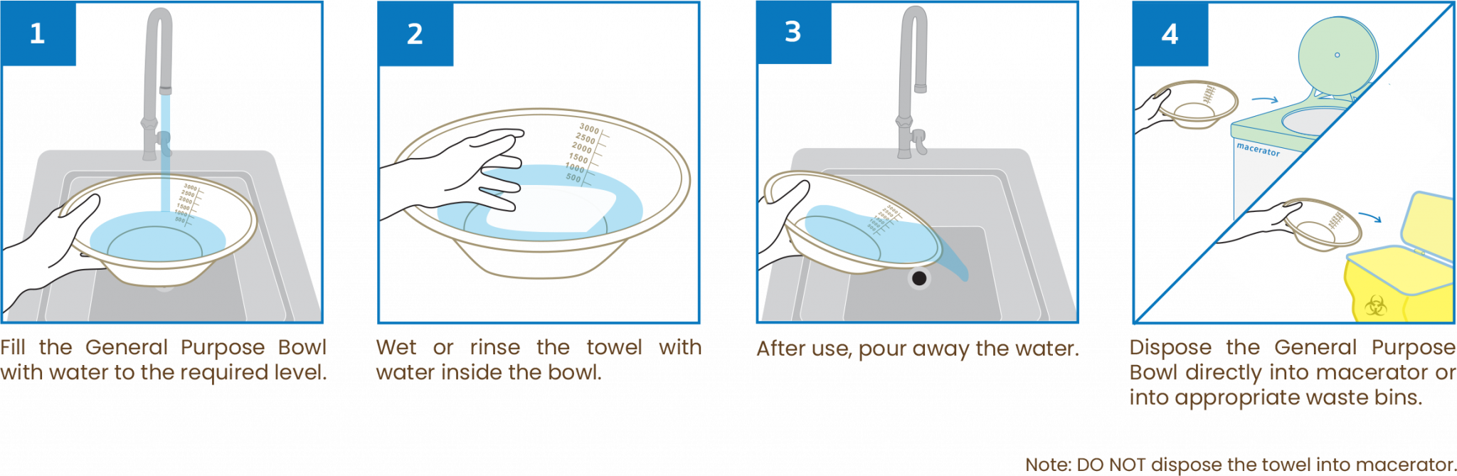 General Purpose Bowl 3000ml | APEX PULP