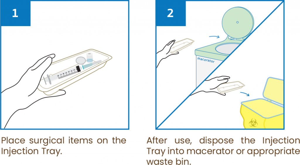 Injection Tray Food Grade 200ml | APEX PULP