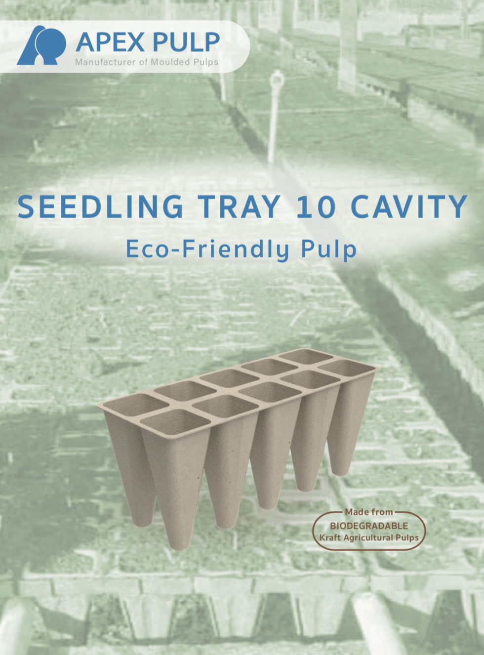 Seeding Tray 10-Cavity | APEX PULP