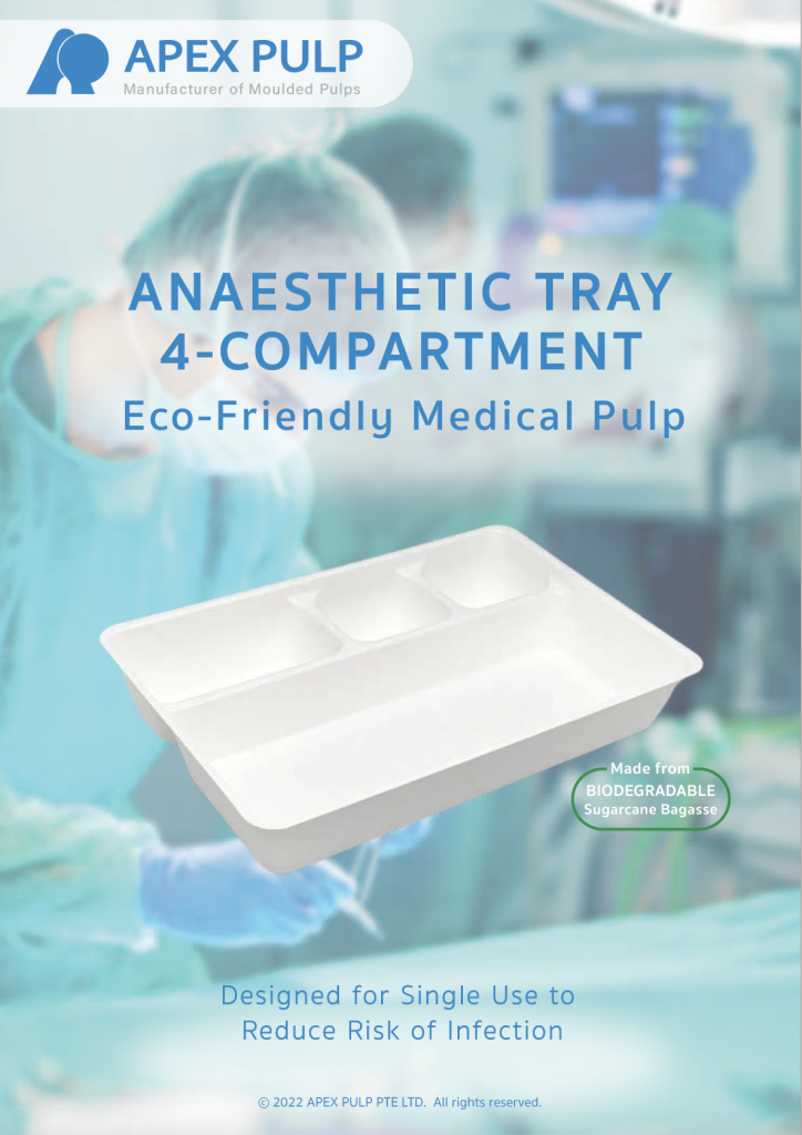 Anaesthetic Tray 4-Compartments Food Grade | APEX PULP