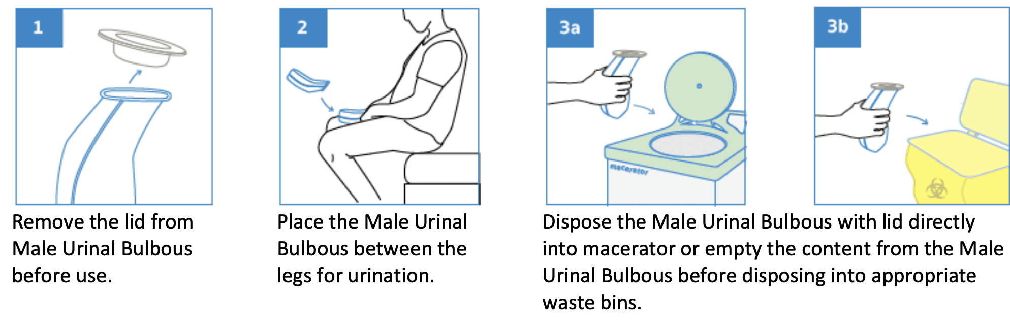 Lid for Male Urinal Bulbous | APEX PULP
