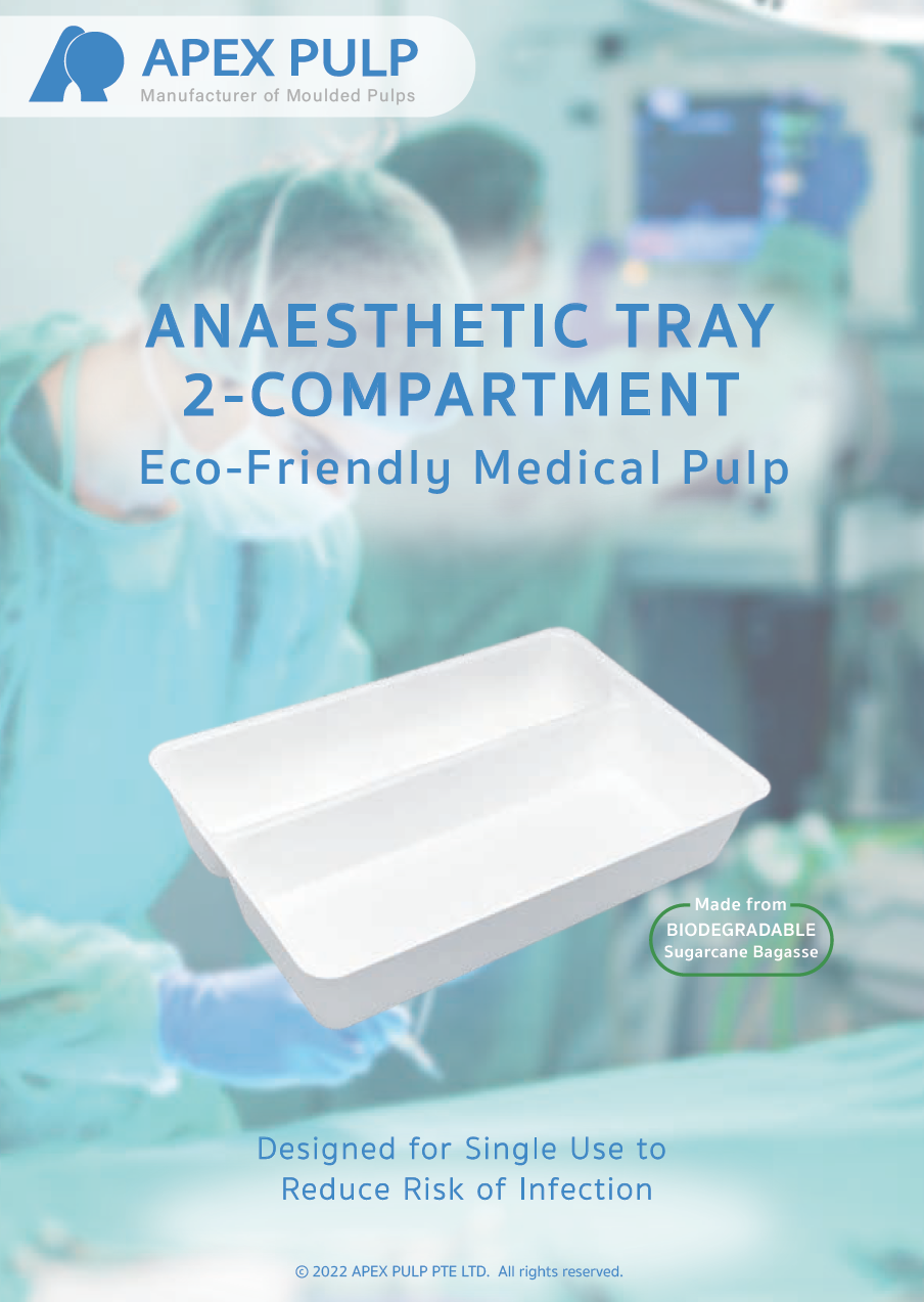 Anaesthetic Tray 2-Compartment Food Grade | APEX PULP