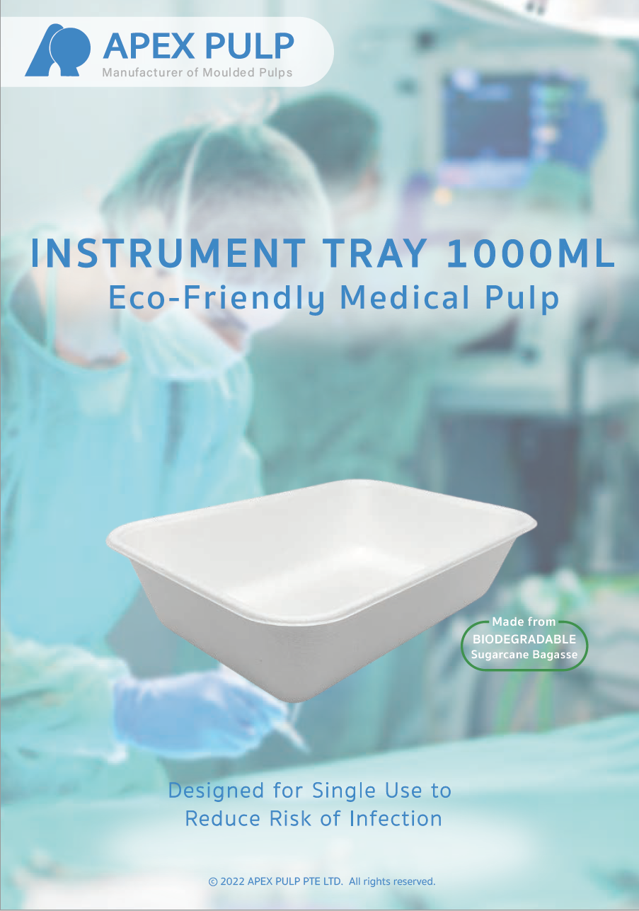 Instrument Tray Food Grade 1000ml | APEX PULP